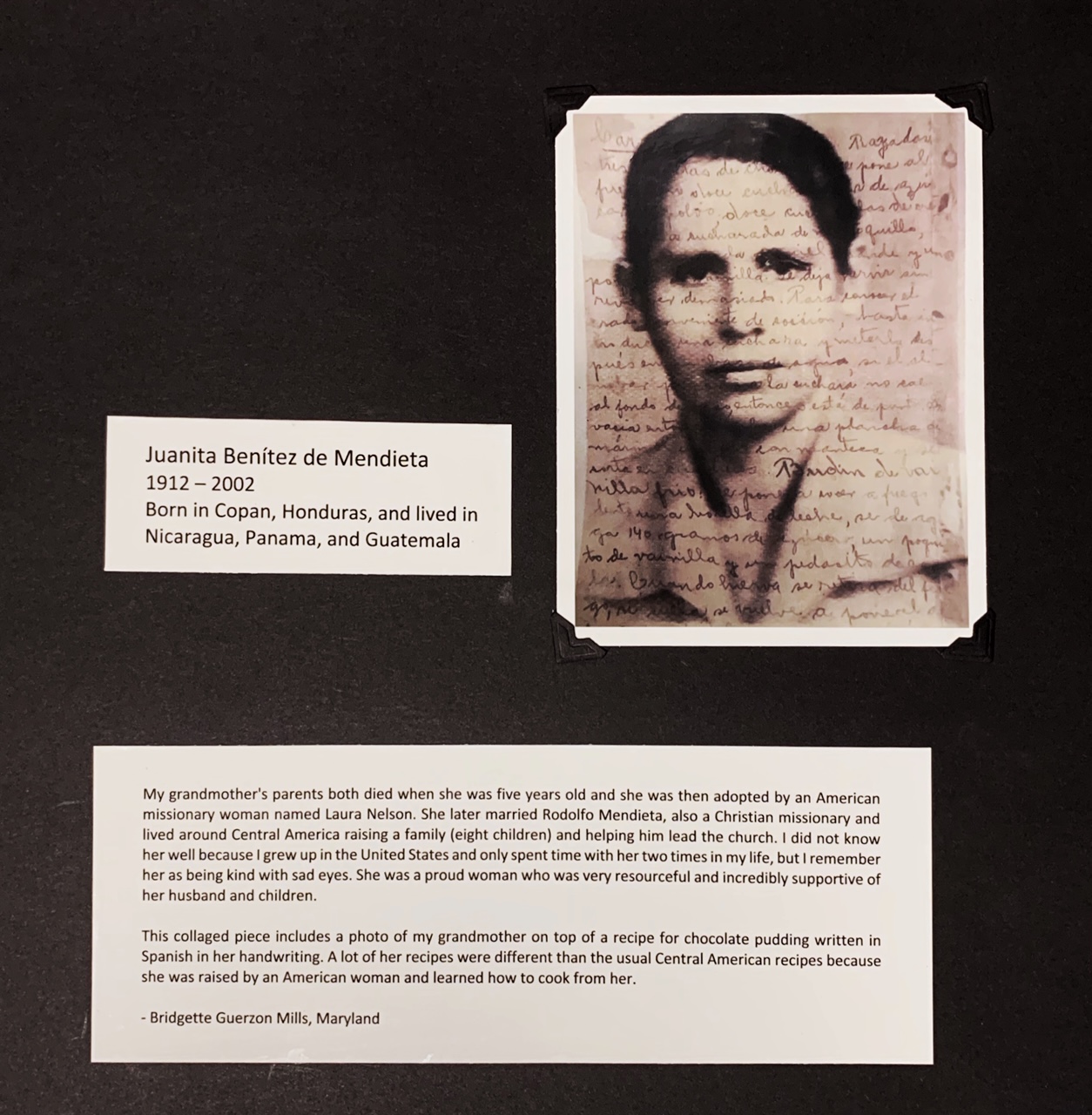 Vicki Reed's River of Gandmothers Installation - Bridgette Guerzon Mills